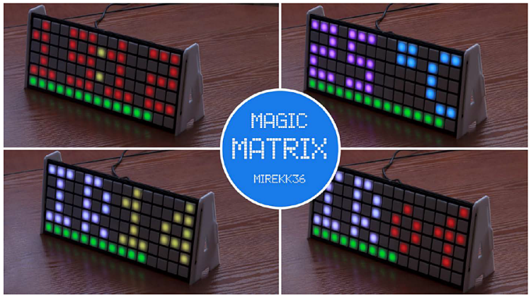 Magic Matrix (2). Budowa sterownika magicznie kolorowego wyświetlacza ...