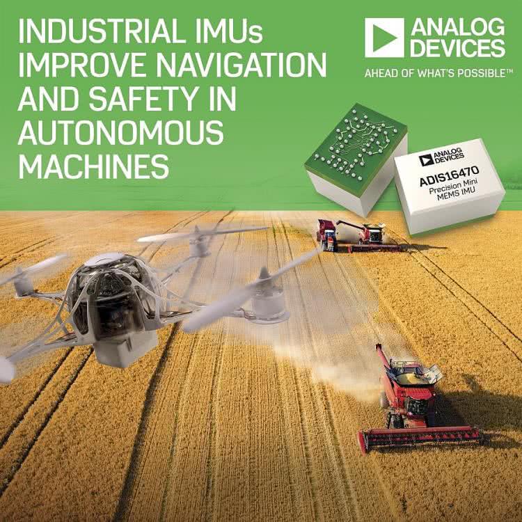 ADIS16470, ADIS16475 i ADIS16477 - 3-osiowe IMU do urządzeń ...